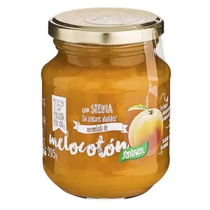 Santiveri Peach Jam With Stevia 295g | PharmacyClub | Buy the best pharma-cosmetics online