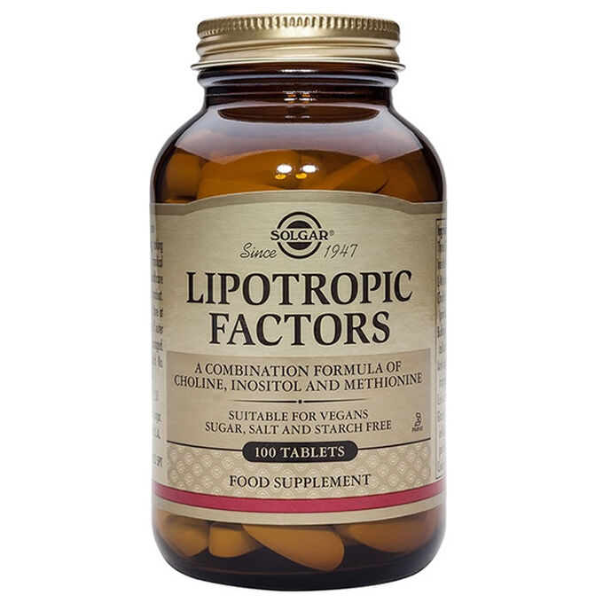 Solgar Lipotropics 100 Tablets | PharmacyClub