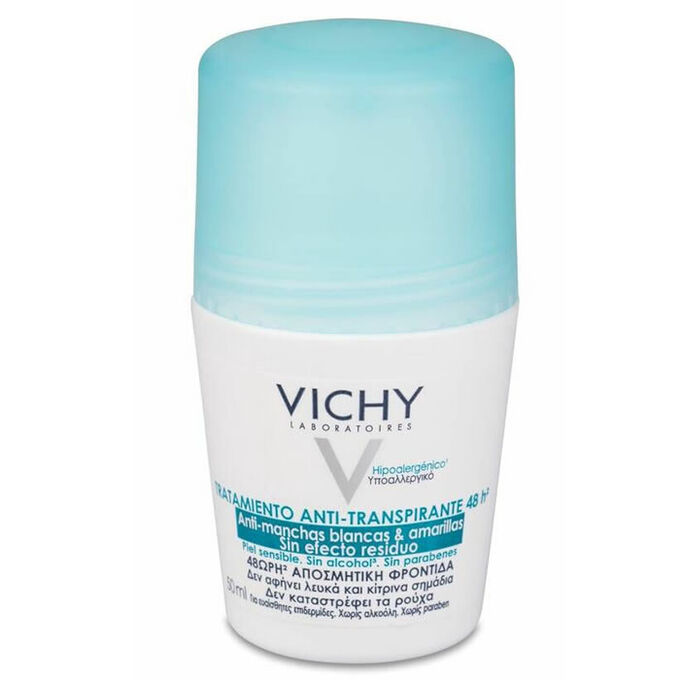 Vichy Déodorant Roll On Anti Transpirant 48h 50ml | PharmacyClub ...