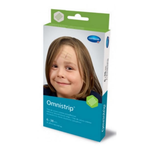 Hartmann Omnistrip Adhesive Wound Closure Strips 6x38mm | PharmacyClub ...