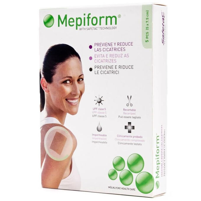 Mepiform Scars 5 Units 5x7,5cm | PharmacyClub | Buy the best pharma ...