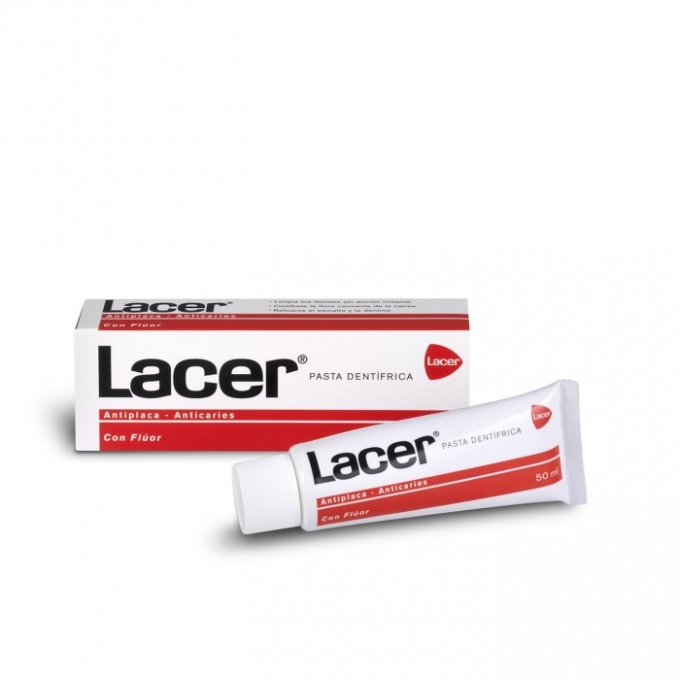 Lacer Toothpaste 50ml | PharmacyClub | Buy the best pharma-cosmetics online